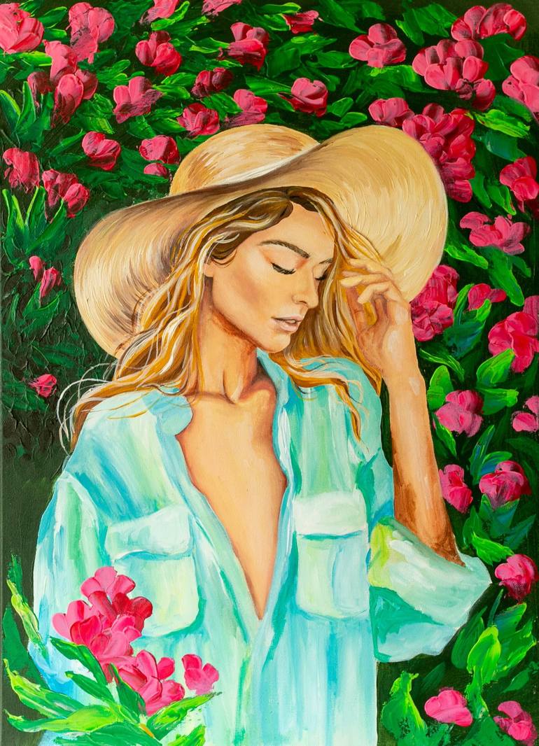 Flowering Painting by Marina Gerr | Saatchi Art
