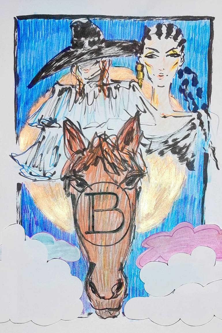 Balmain Fantasy Drawing by Irina Zhilinskaya | Saatchi Art