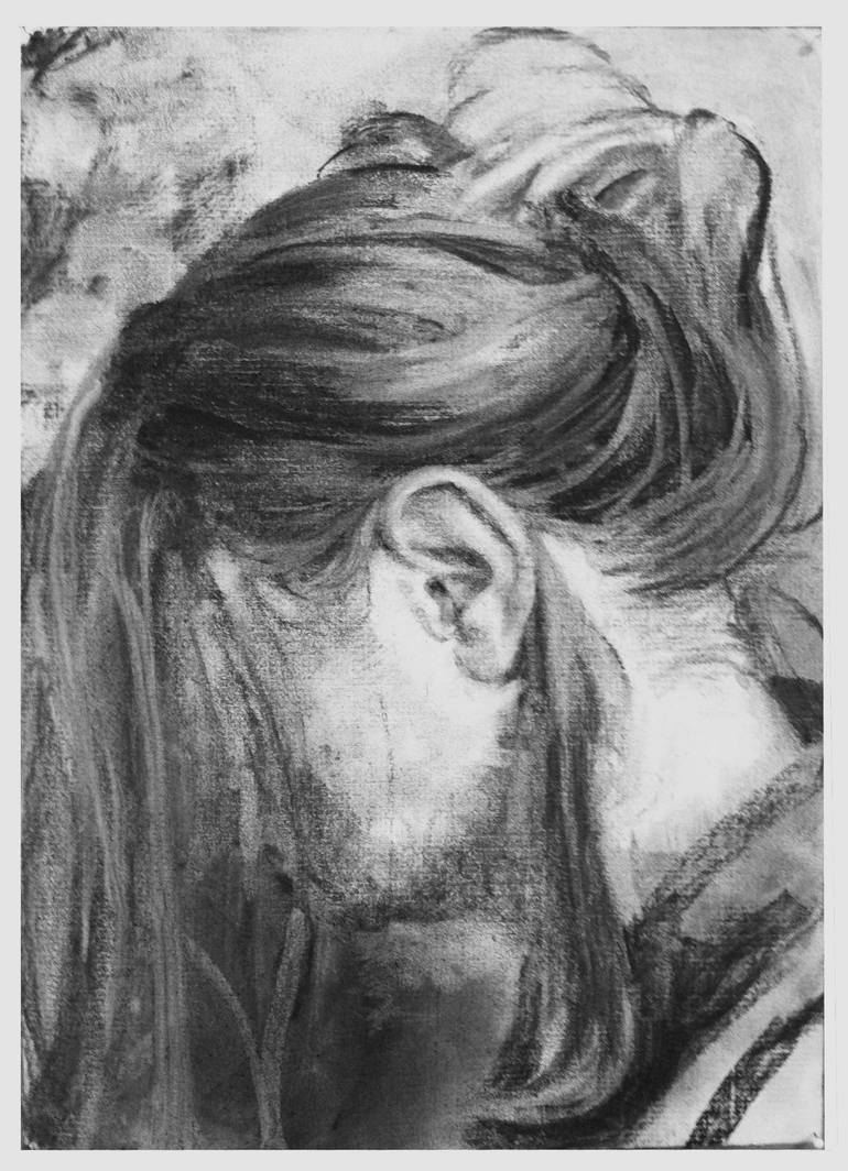 Portrait Drawing by Michael Davis | Saatchi Art