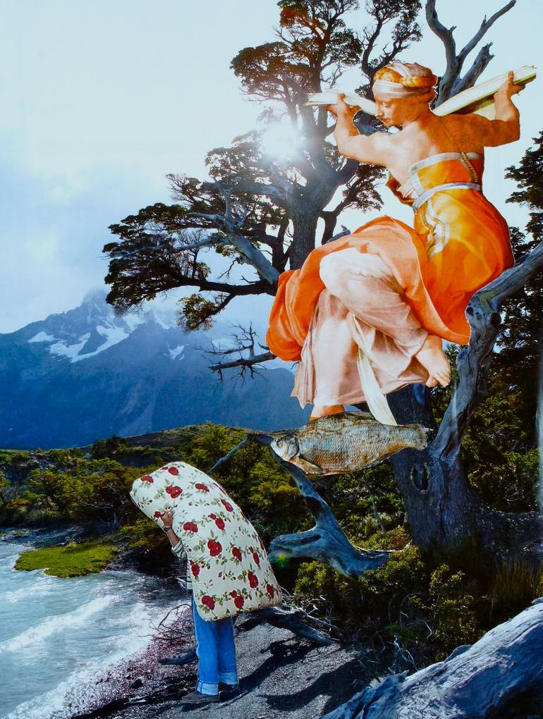 Chants of a Hidden Sea Collage by Colin Wilkinson-Hillen | Saatchi Art