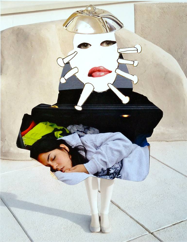 The Sleeping Beauty Collage by Colin Wilkinson-Hillen | Saatchi Art