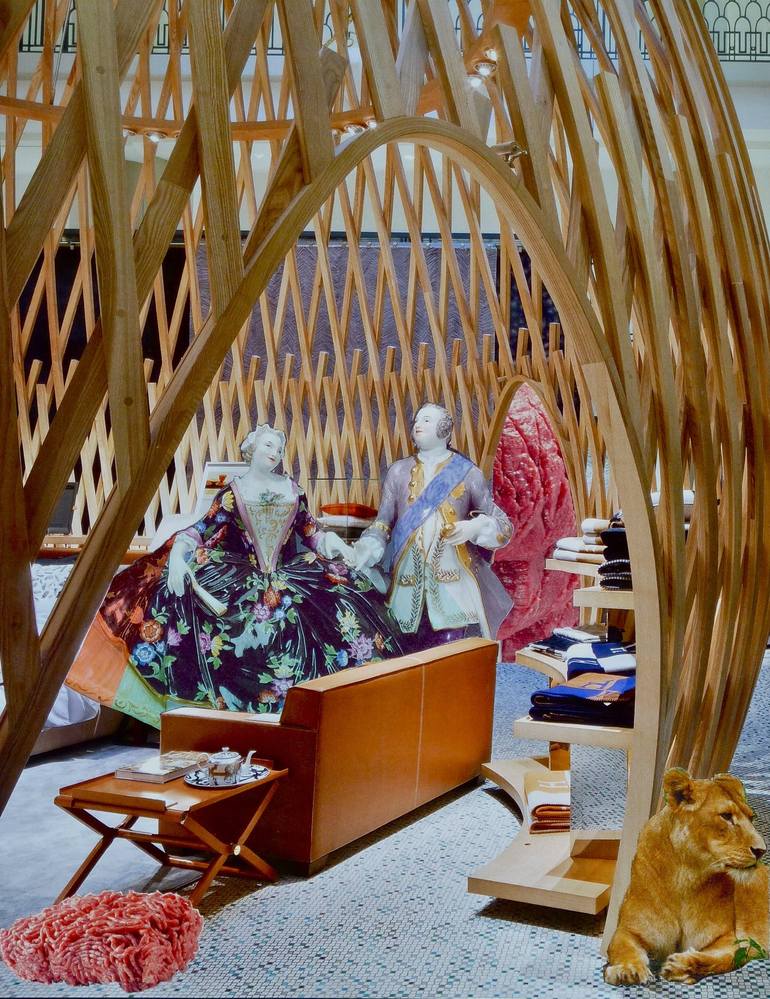 The Lions Share Collage by Colin Wilkinson-Hillen | Saatchi Art