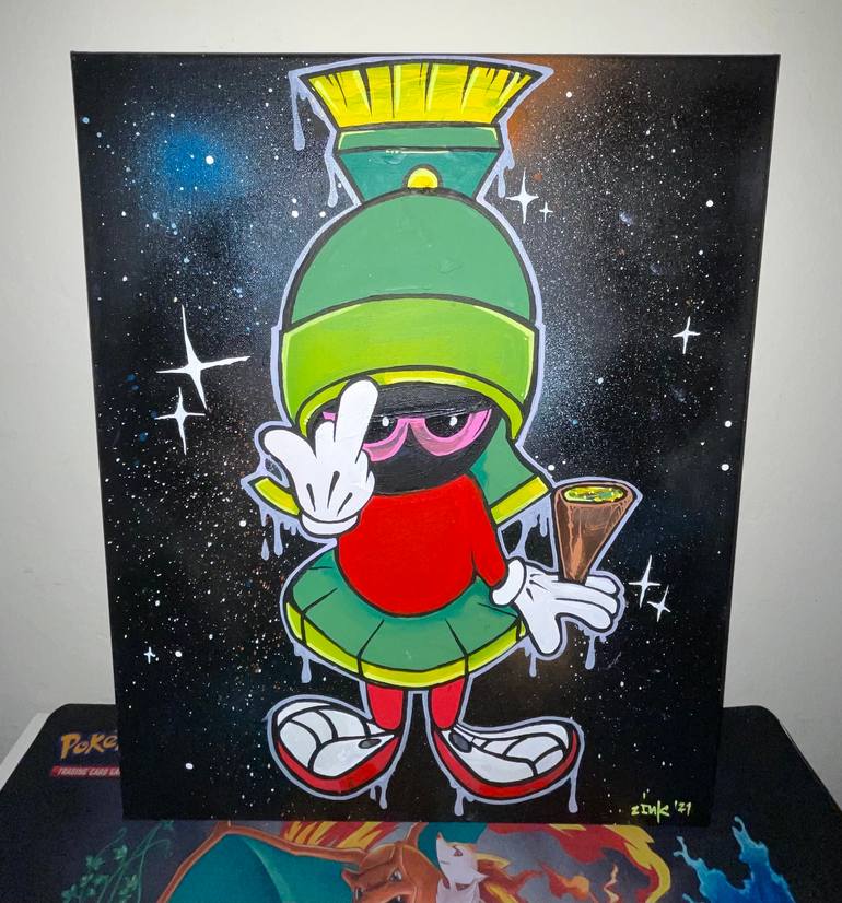 Party Marvin Painting by Mariah Sanchez | Saatchi Art