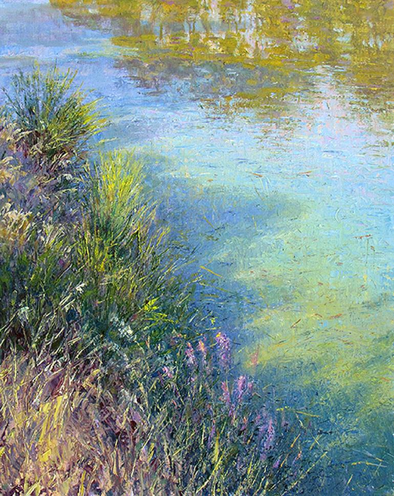 Early Morning Shadows Painting by Susan Sarback | Saatchi Art