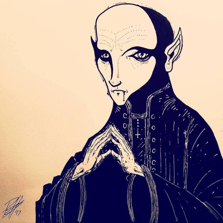 Nosferatu Drawing by Price Henry | Saatchi Art