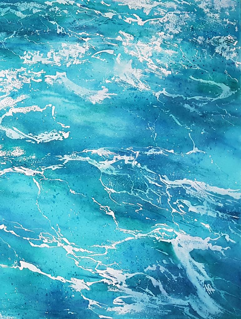 Abstract sea Painting by Svetlana Lileeva | Saatchi Art