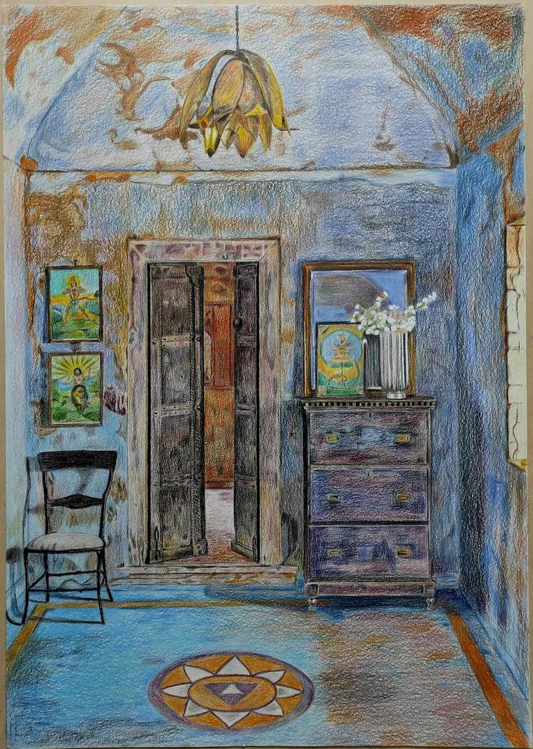 Haveli Drawing by Irina Zurina | Saatchi Art