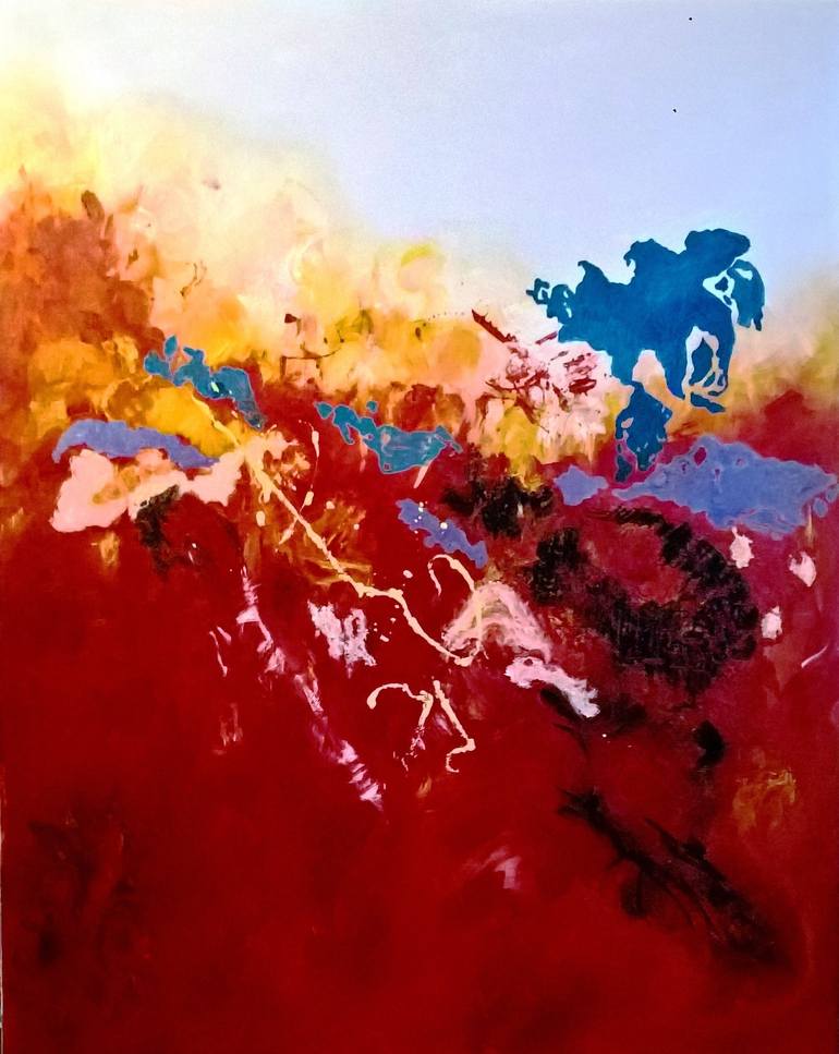 Splash Painting by Matylda Becla | Saatchi Art