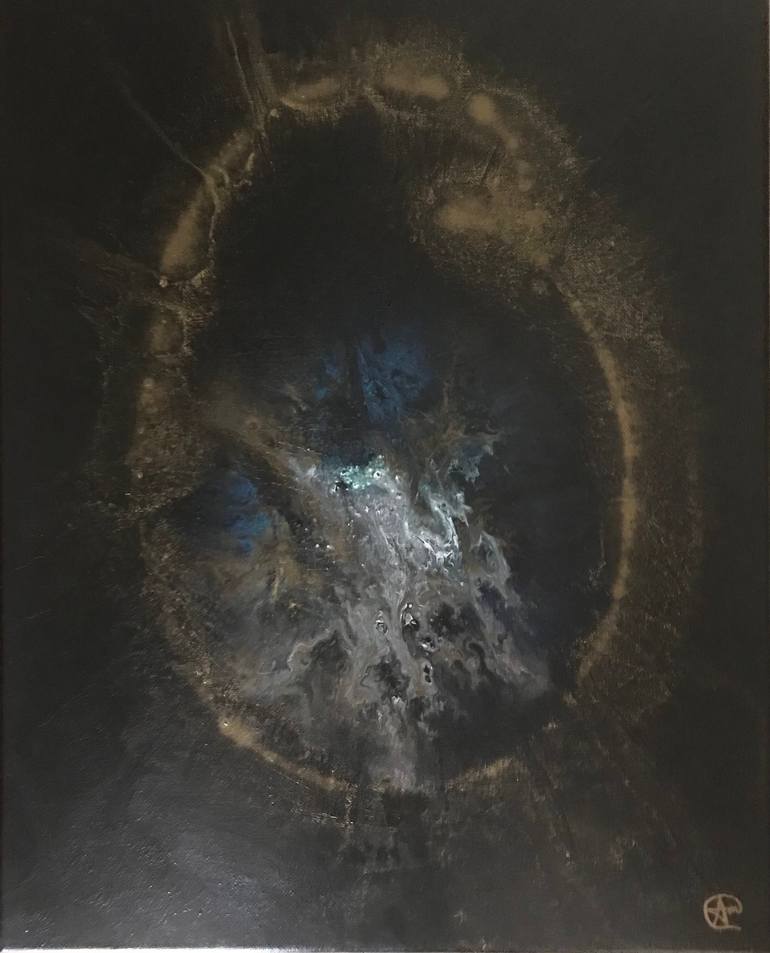 Naissance cosmique Painting by Anne-Marie Charland | Saatchi Art