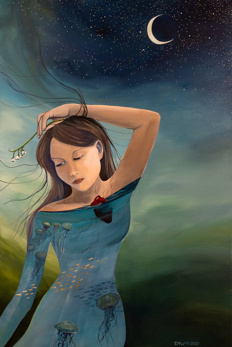 Keeping Afloat Painting by Christy Wilkins | Saatchi Art