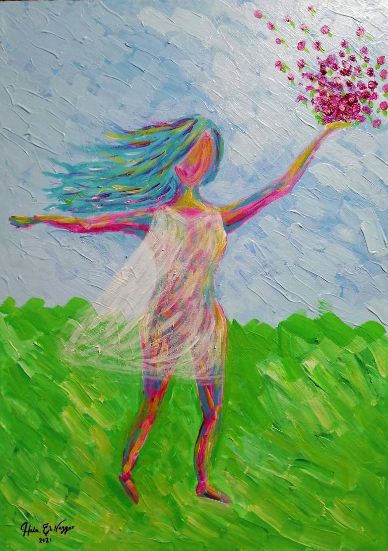 Freedom Abstract Painting