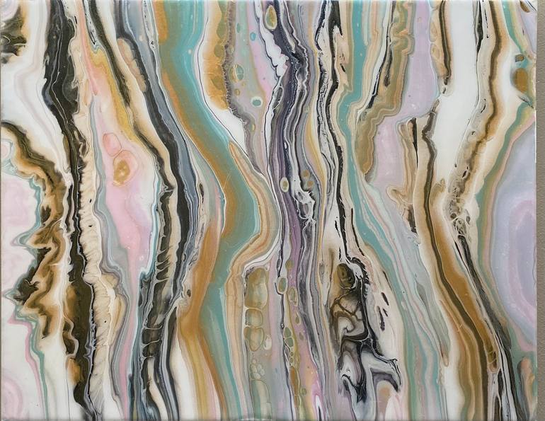 Subtlety Mixed Up Painting by Jordanne Fetrow | Saatchi Art