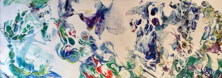 Magical forest Painting by Jan Goris | Saatchi Art