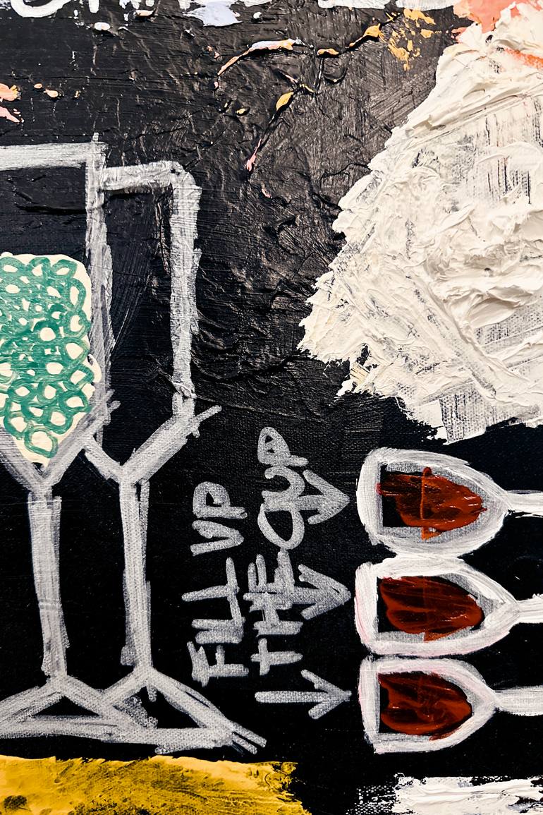 SHAM PAIN SO SHALL IS Painting by Philipp Karl Helfried | Saatchi Art