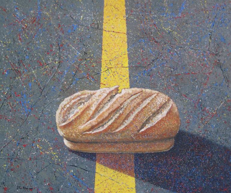 Breadline, Gallery 78 Painting by Steven Rhude | Saatchi Art