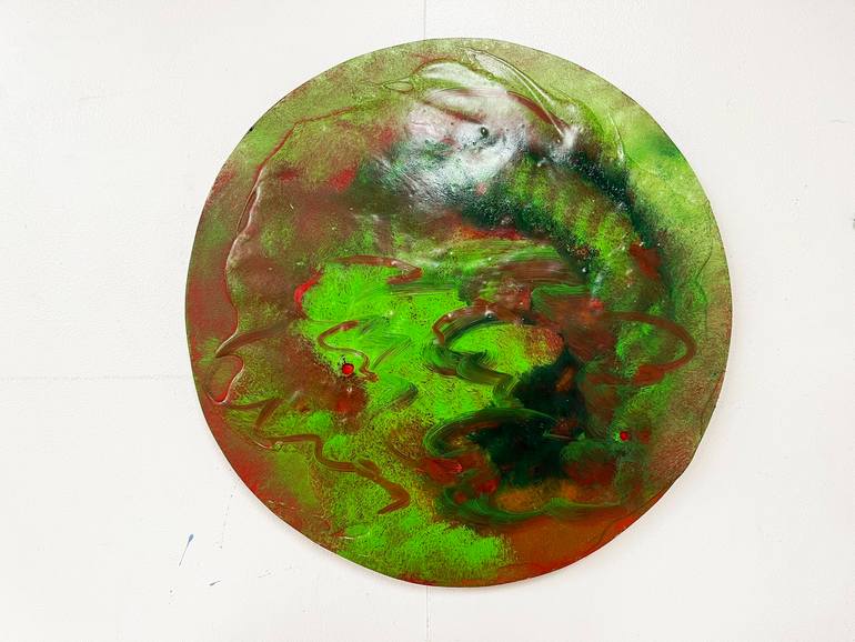 The tang of ozone flower2 Painting by Elly Cho | Saatchi Art