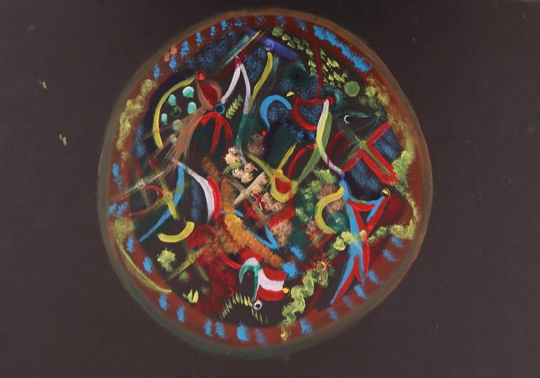 The magic ball Painting by Leo Chaher Rhomaei | Saatchi Art