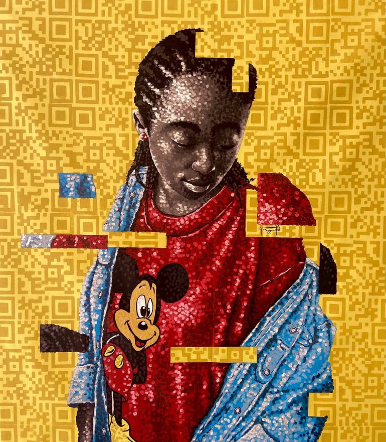 Khina IV Painting by Gandor Collins | Saatchi Art