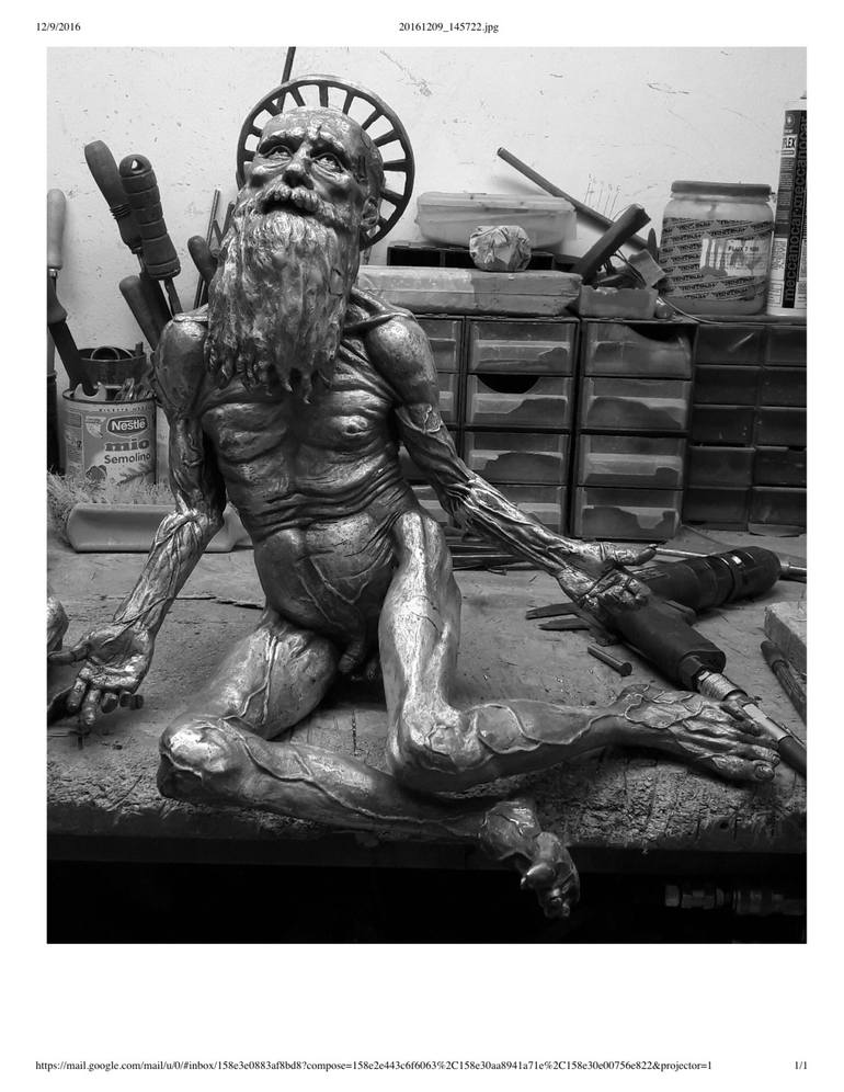 San Giobbe (Saint Job) Sculpture by October Butler | Saatchi Art