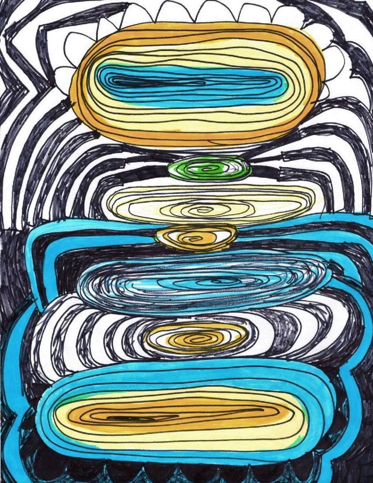 Gratitude For Being Alive Drawing by Paul Now | Saatchi Art