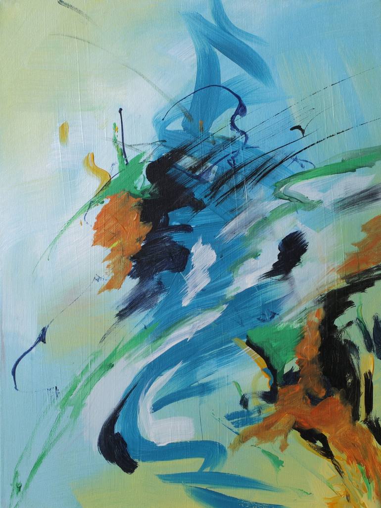 Blue Dream 2 Painting by Jeff Giese | Saatchi Art