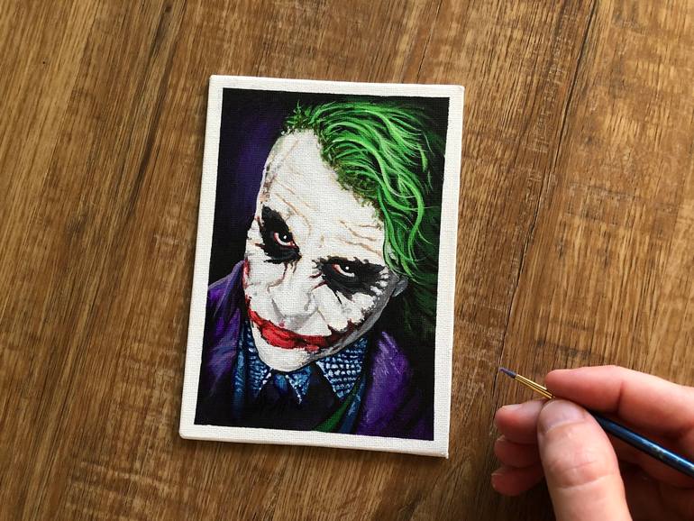 The Joker Painting by Greg Lowman | Saatchi Art