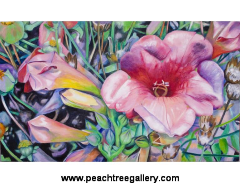 Fragrant Blooms (0880) Painting by Jeremy Holton | Saatchi Art
