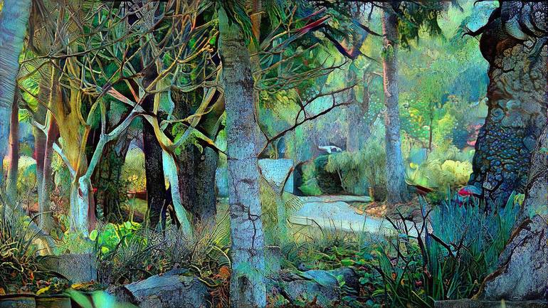Enter a land of magic and dreams - Limited Edition of 6 Mixed Media by ...
