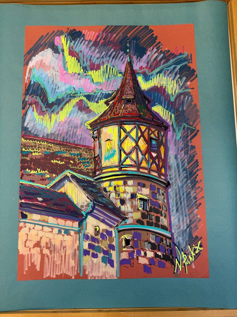 Ratibor Castle Drawing by Nadiya Pankova | Saatchi Art United Kingdom