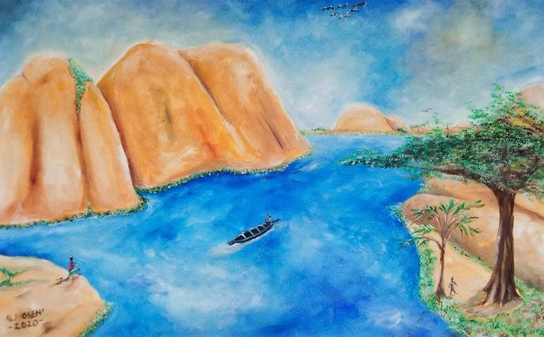 RIVER ORLE Painting by Ali Oseni | Saatchi Art