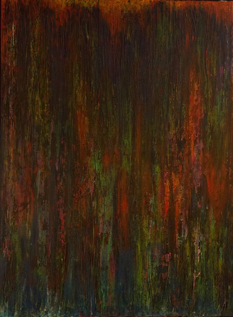 Invisible Figure Colour Diary Painting by Michael Keppler | Saatchi Art