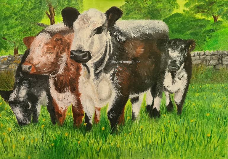 Galloway Girls Painting by Emma Quinn | Saatchi Art