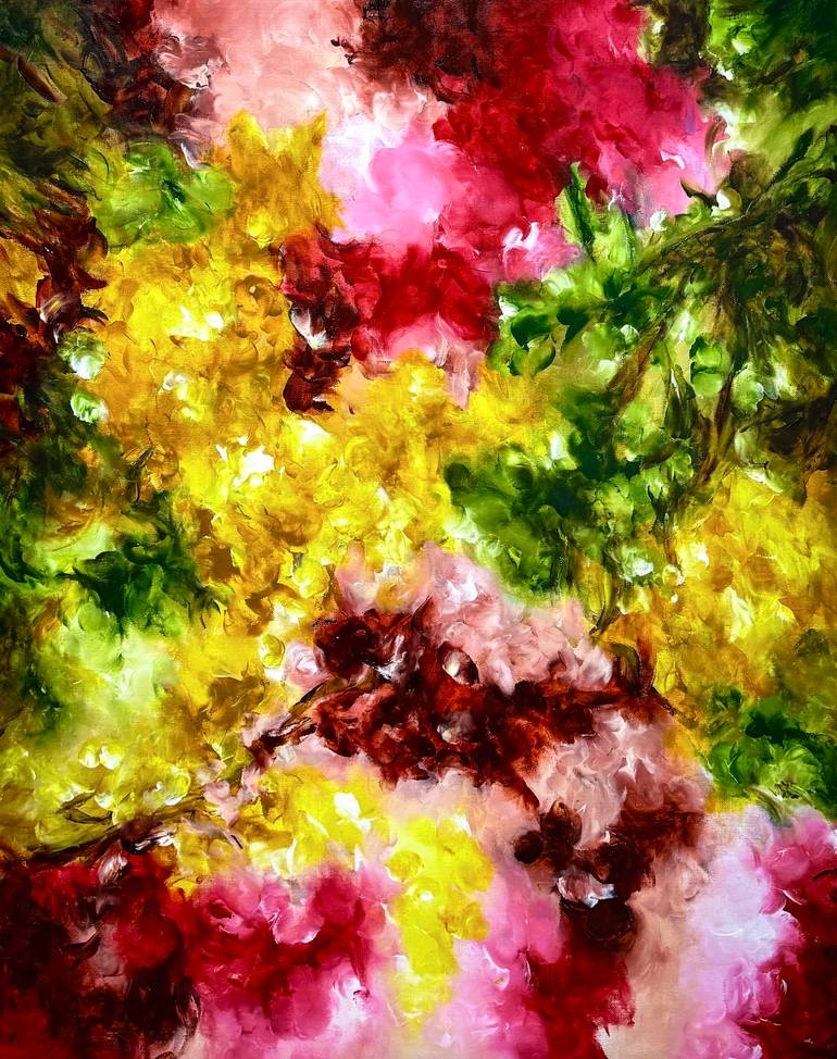 Radiance in Blooming Painting by Jiwon Jang | Saatchi Art