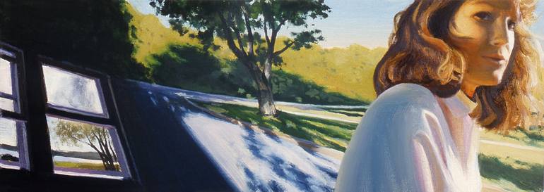 Micki in the afternoon Painting by Jeff Carpenter | Saatchi Art
