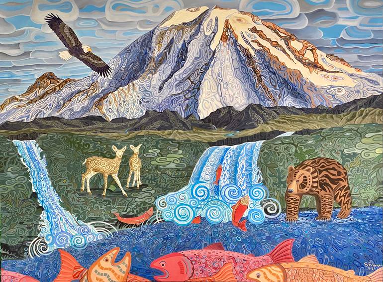 The Habitable Zone Painting by Spencer Frazer | Saatchi Art