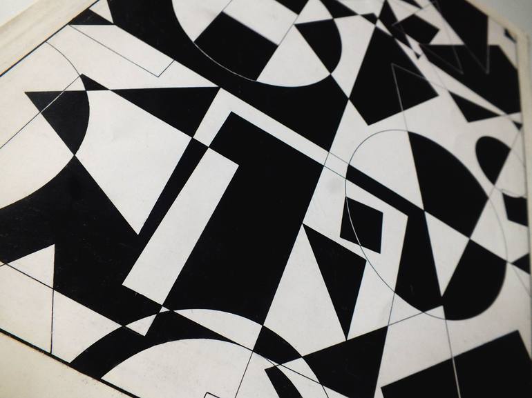 Under Shapes Painting by LEILA ELMINIA | Saatchi Art