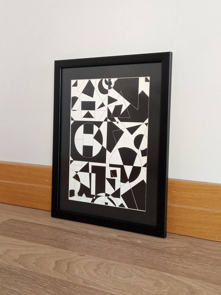 Under Shapes Painting by LEILA ELMINIA | Saatchi Art