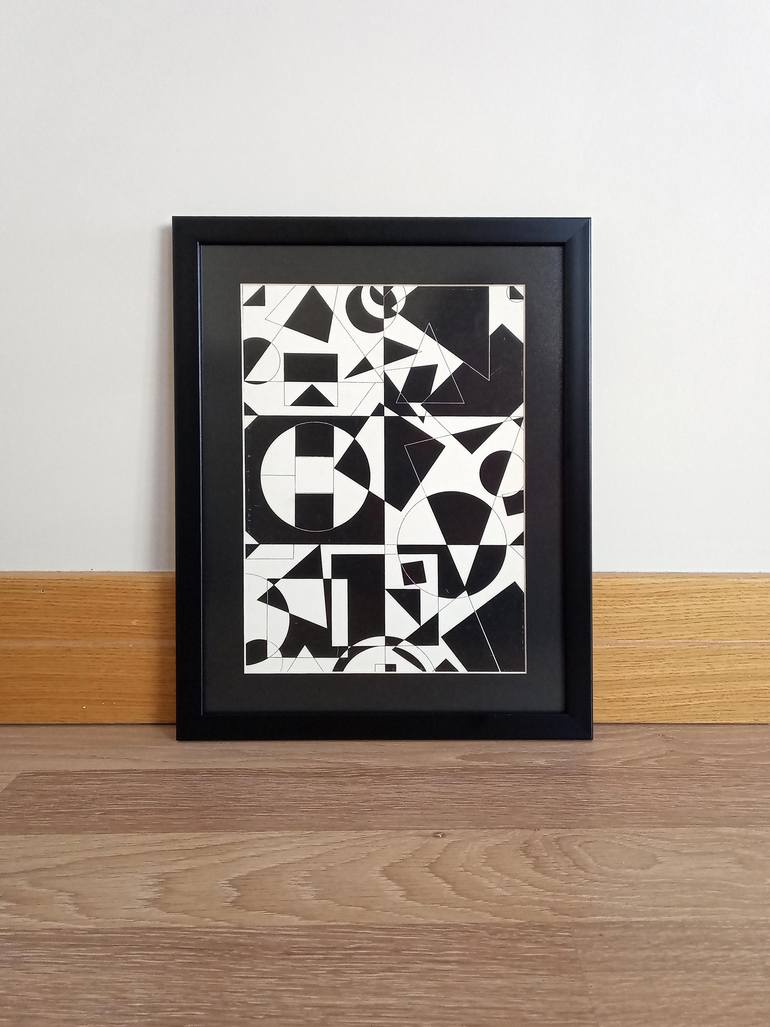 Under Shapes Painting by LEILA ELMINIA | Saatchi Art