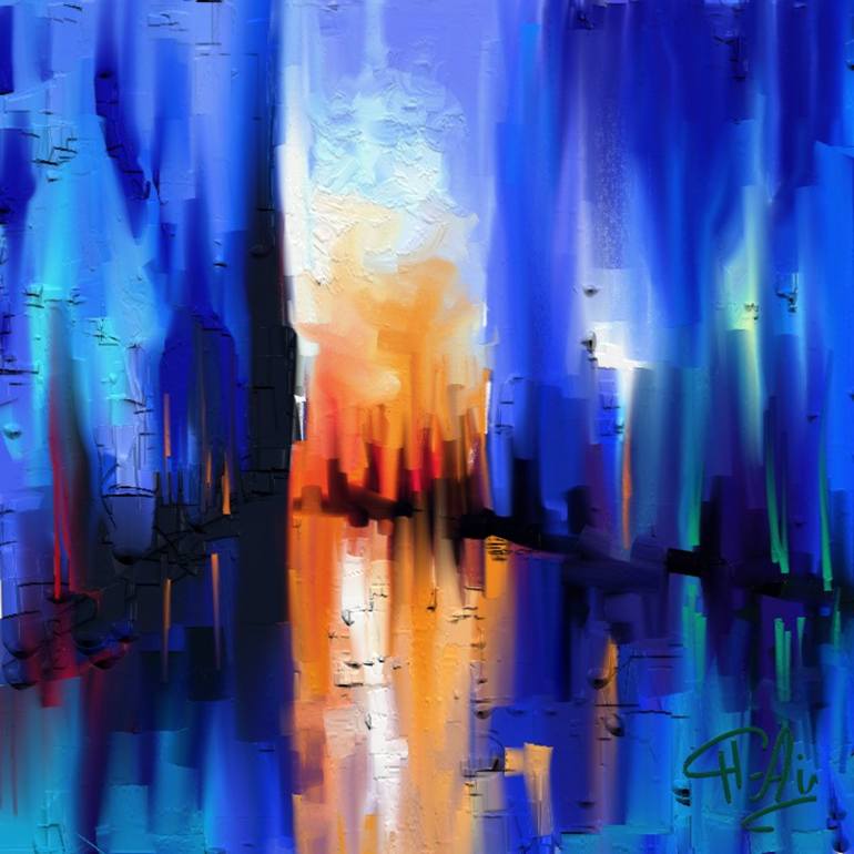 my way Painting by Hesham Ali | Saatchi Art