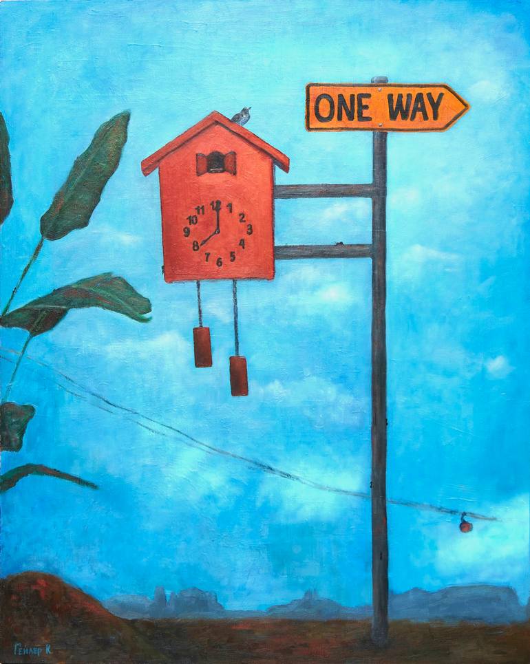 The only one way Painting by Kristina Geiler | Saatchi Art