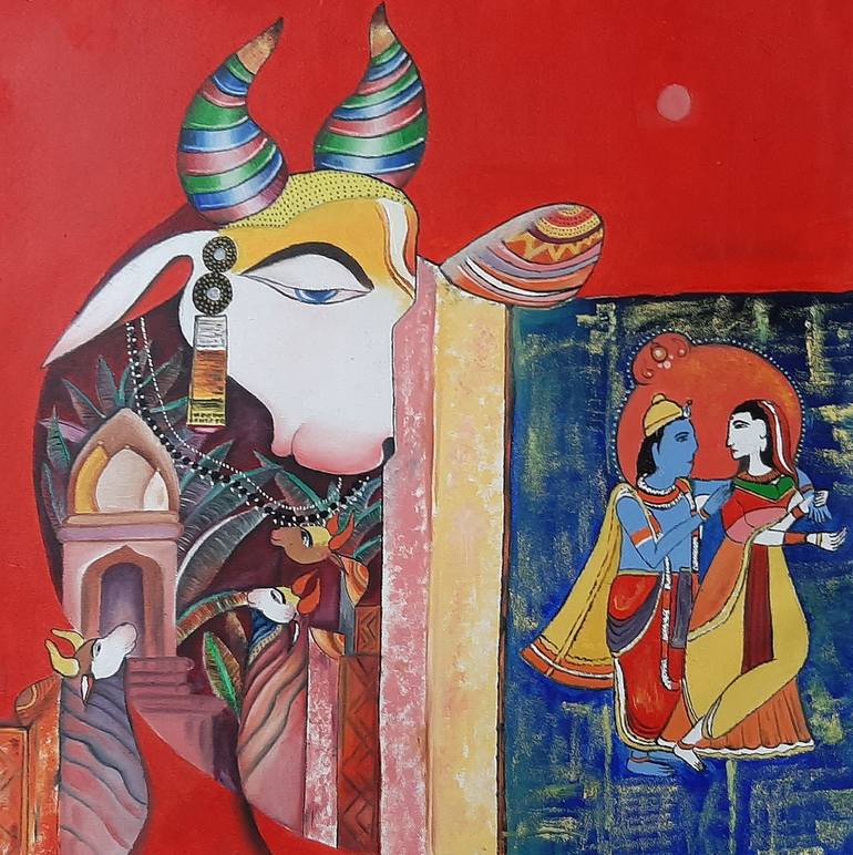 Divinity Painting by Vandan Patel | Saatchi Art