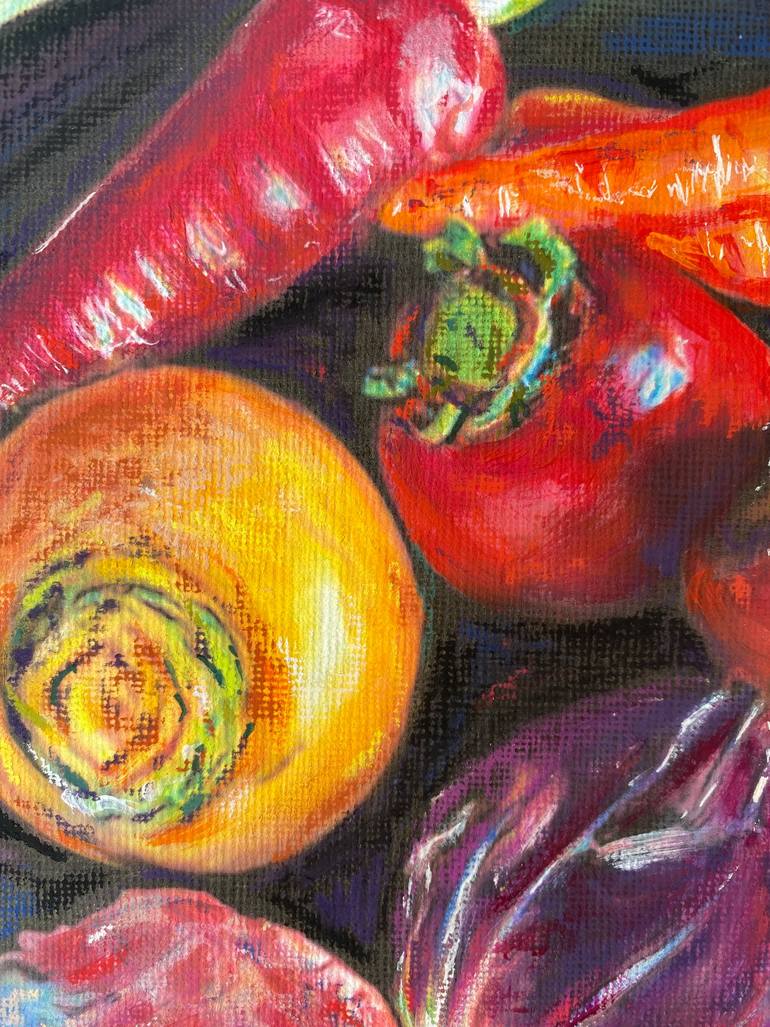 Five a day Painting by Maria Titan | Saatchi Art