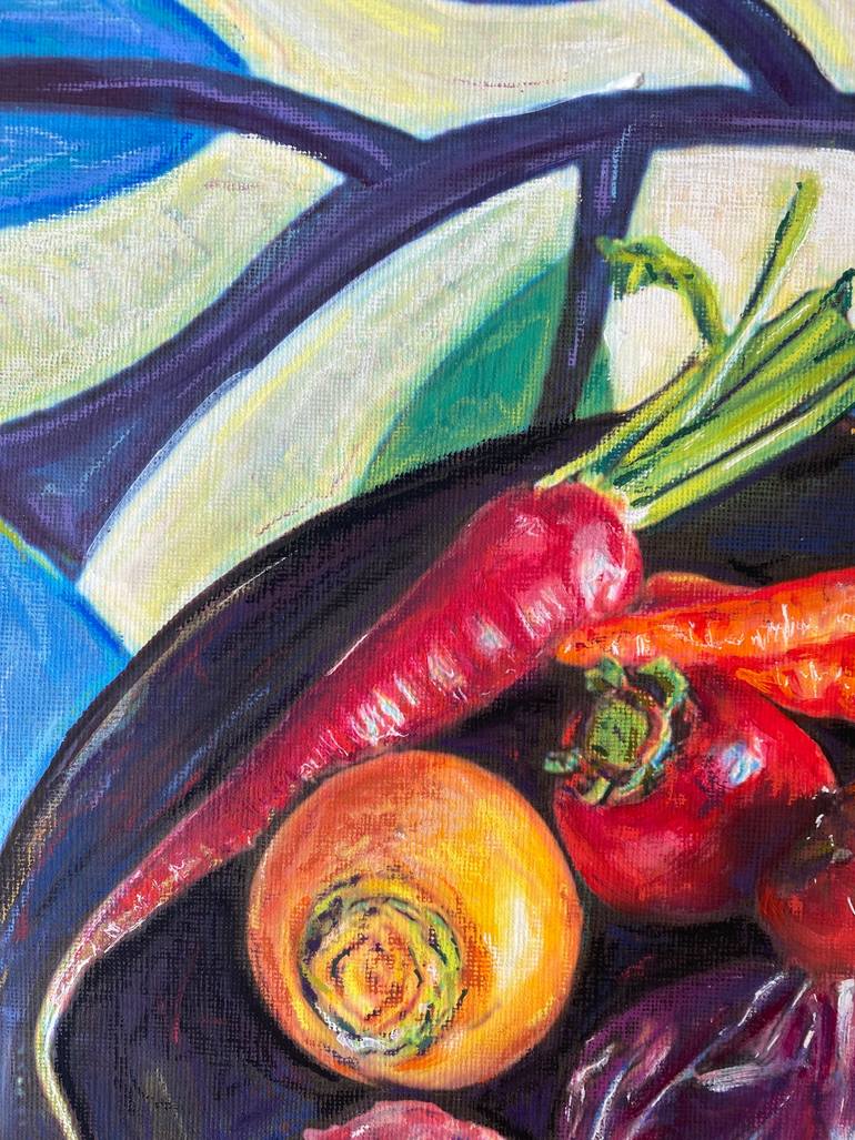 Five a day Painting by Maria Titan | Saatchi Art