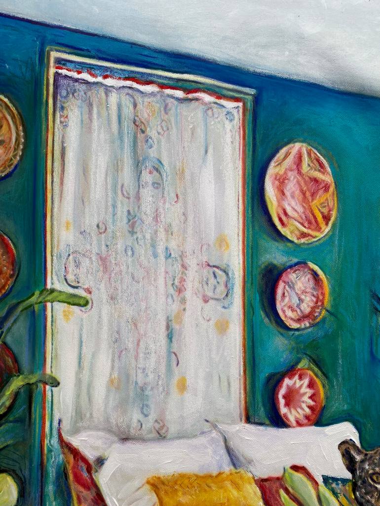 Boho leopard Painting by Maria Titan | Saatchi Art