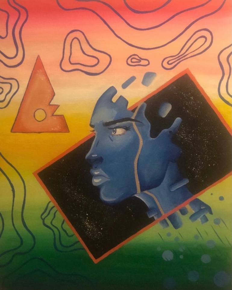 Welcome Home Painting by Cyan Reyes | Saatchi Art