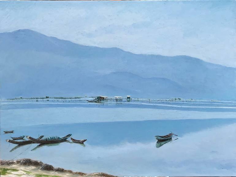 Lap An Lagoon Painting by Thai Pham | Saatchi Art