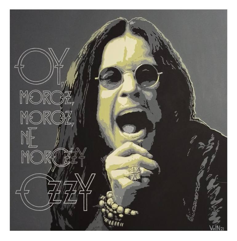 Ozzy Osbourne Painting by Гарик Куба | Saatchi Art