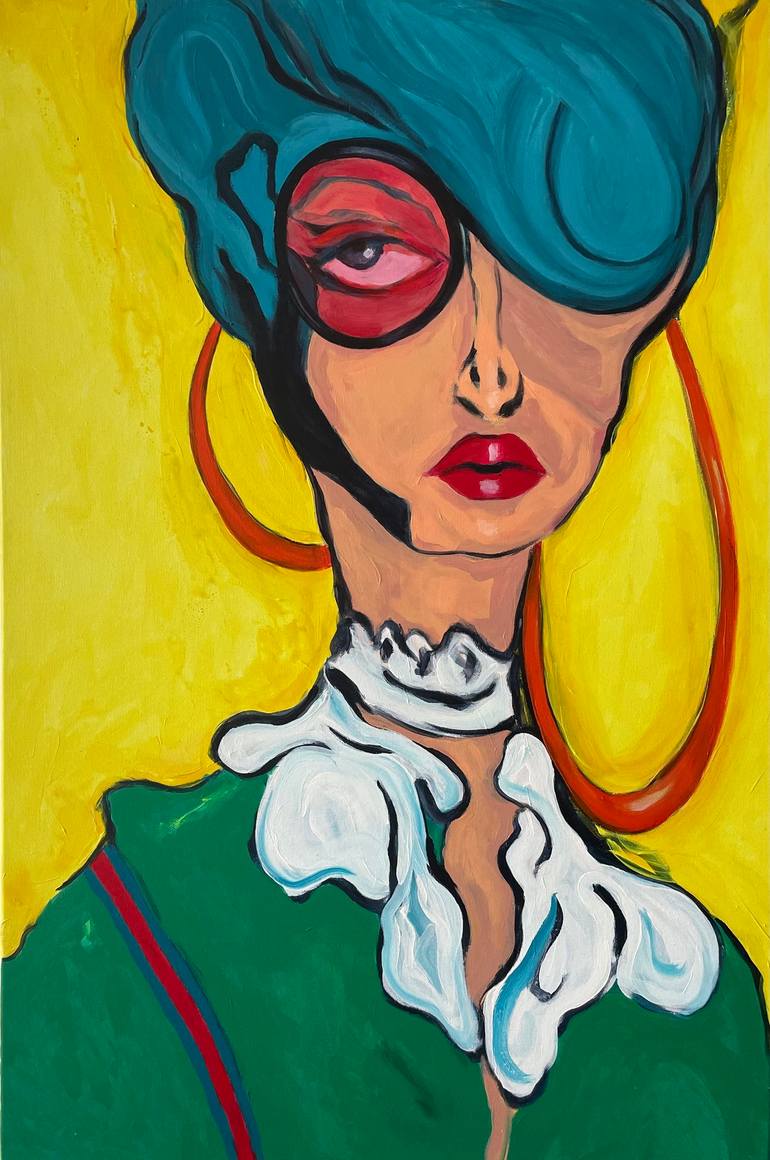 Monocle Painting by Eugene Kwan | Saatchi Art