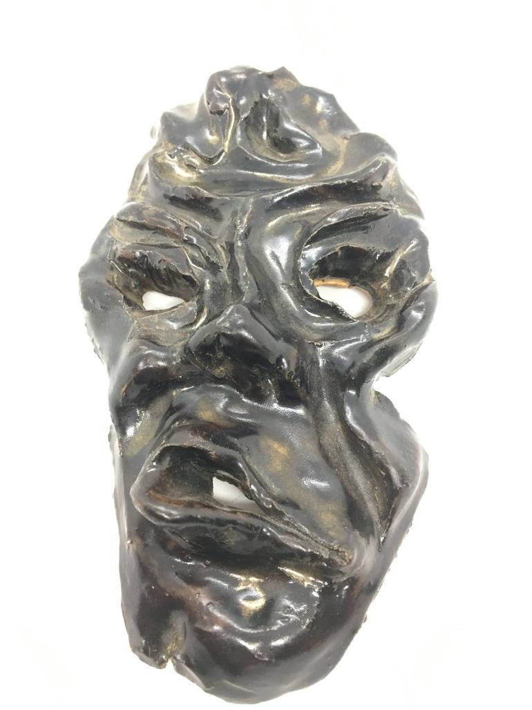 Mask Decimus Sculpture by KIVANÇ NALÇA | Saatchi Art