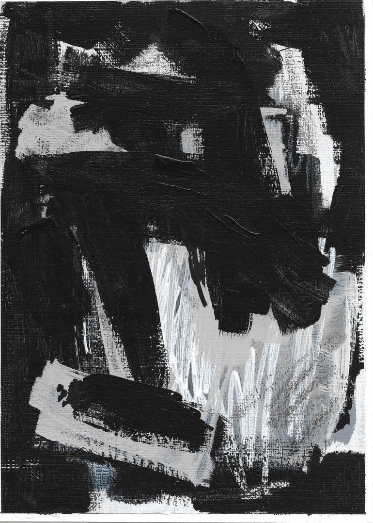 Black and White 6 Painting by J Cole | Saatchi Art